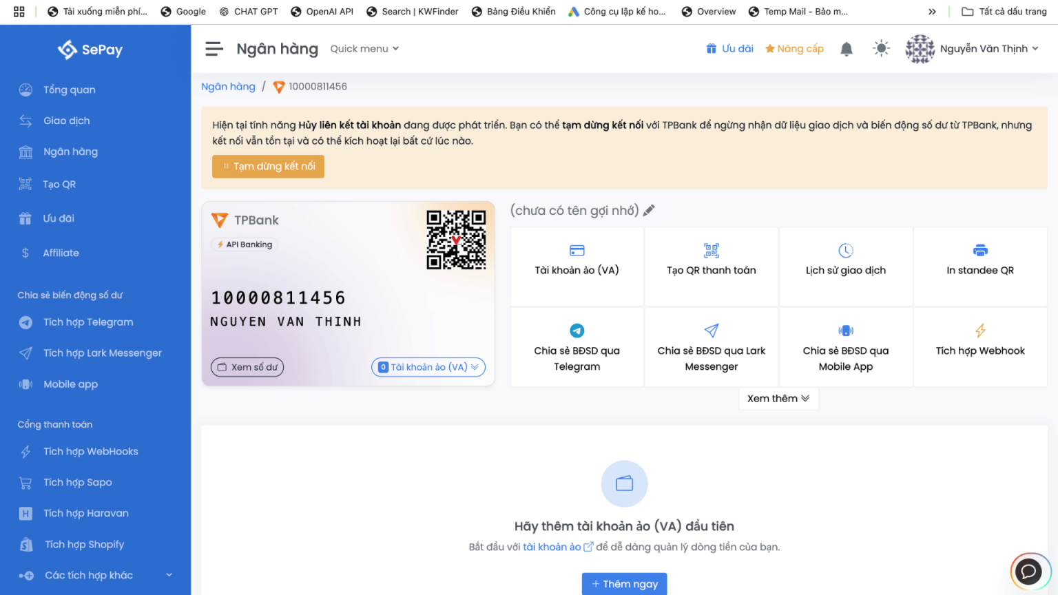 Hướng Dẫn Tích Hợp Thanh Toán QR Code Ngân Hàng Duyệt Đơn Tự Động Cho ...