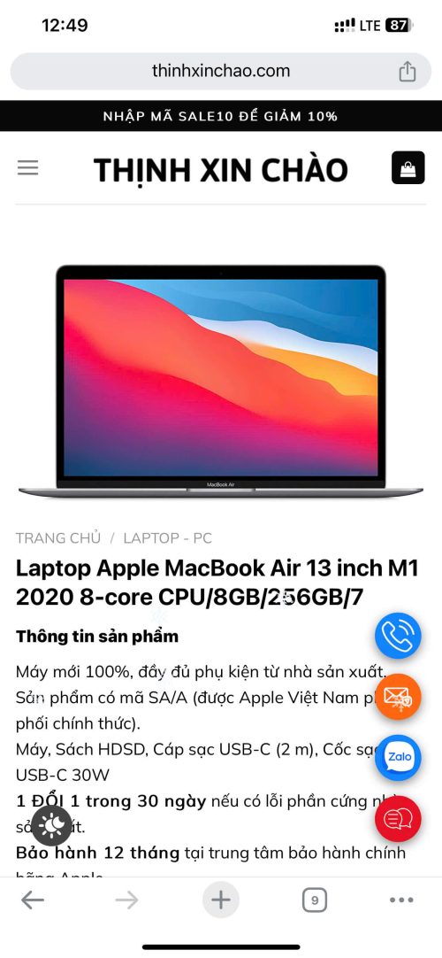Tạo Nút Liên Hệ Contact Button đẹp cho website sử dụng Code